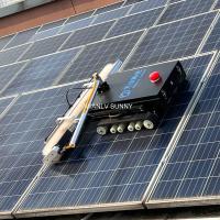 China Semi-automatic Solar Panel Cleaner Robot 1200mm Brush Width for Efficient PV Module Cleaning for sale