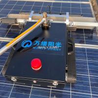 China Rotating Solar Panel Cleaning Robot 1100mm Cleaning Width Remote Control for sale