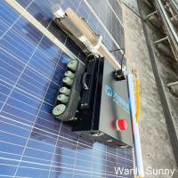 China Remote Controlled Solar Panel Cleaning Robot 1500mm Brush Width for PV Modules for sale