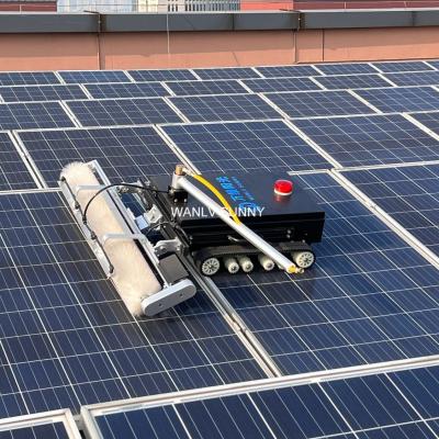 中国 半自動太陽光パネル掃除ロボット 電動回転ブラシ パーソナライズされたデザイン 販売のため