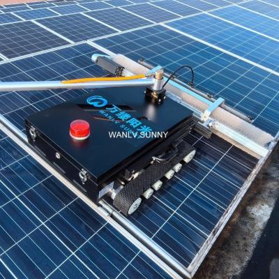 中国 24 時間 オンライン サービス 半自動 太陽光パネル クリーニング ロボット 販売のため