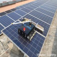 China Lithium Battery Tracked Solar Panel Cleaning Machine 48V Remote Control for sale