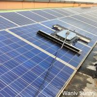 China Remote Controlled Solar Panel Cleaning Robot Lithium Battery 1000mm Cleaning Width for sale