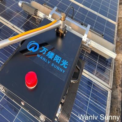 Cina 1.1m Larghezza macchina di pulizia solare a spazzola rotante per impianti fotovoltaici in vendita