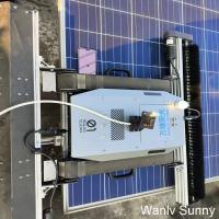 China Automated Solar Panel Cleaning Robot System Cold Water Process Customized 1500W for sale