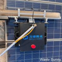 China 24V Smart Solar Panel Cleaning Robot Remote Control 1.1m Rolling Brush for sale