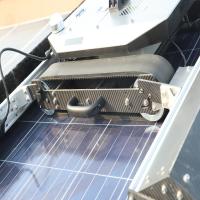 China Semi-Automatic Solar Panel Cleaning Robot with Two Rotating Brushes 1200mm for sale