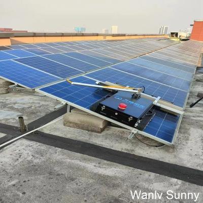 Cina WLS-7 Speed Solar Panel Cleaning Machine con spazzola larghezza 1100 mm e ugelli a pressione in vendita