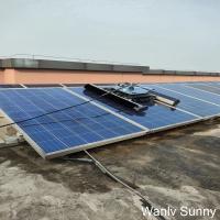 China Solar Panel Cleaning Robot 120W Wireless Remote Control Physical Cleaning for PV Modules for sale