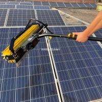 China Electric Solar Panel Cleaning Tool Kit Rolling Brush 110V Customizable for sale