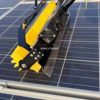 China Solar Panel Cleaning Tools Rotating Brush Dry Cleaning Machine Kit 1200mm for sale