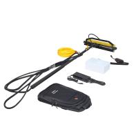China Lithium Battery Powered Rolling Brush PV Panel Cleaning Machine 3.5m Rod Length for sale