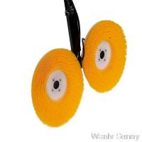 China Customizable 3.5m Solar Panel Cleaning Brush Double Disc Rolling 40cm Width for sale