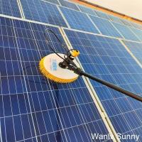 China 5.5m Adjustable Handle Single Disc Rotating Brush for PV Panel Cleaning for sale