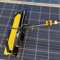 China Solar Panel Cleaning Machine Rotating Brush Maintenance Kit 1200mm 24V for sale