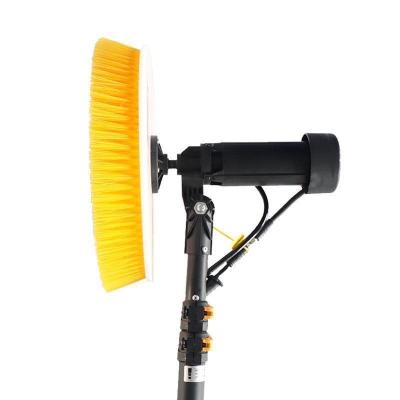 China 24 Feet Solar Panel Cleaning Rotatory Brush Pole Water Fed Pole Kit Window Cleaner Window Glass Solar Panel Cleaning System WLS-3-1-7WL for sale