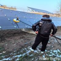 China Single-Head Design Brush for Tight Spaces Solar Panel Cleaning Tool 24H Support for sale
