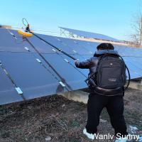 China Single-Head Design Brush for Tight Spaces Solar Panel Cleaning Tool 24H Support for sale