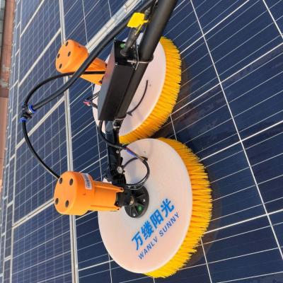 Cina Pulizzatore fotovoltaico a doppia alimentazione con doppia testa rotante e maniglia telescopica da 3,5 metri in vendita