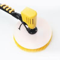 China Adjustable Solar Panel Cleaning Brush with Rotating Head 24H Service for sale