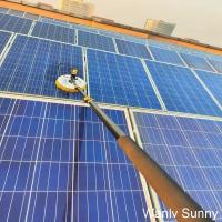 China Adjustable Solar Panel Cleaning Brush with Rotating Head 24H Service for sale