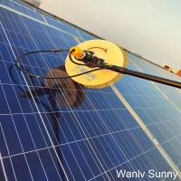 China Adjustable Solar Panel Cleaning Brush with Rotating Head 24H Service for sale