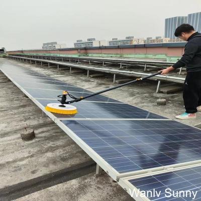 Cina Spazzola per la pulizia ad alta pressione per il trasporto spazzola solare con testa rotante singola e palo da 7,5 M in vendita