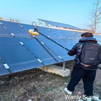 China Semi-automatic Solar Panel Cleaning Brush Dual Supply Method CE Certified 1.2m for sale