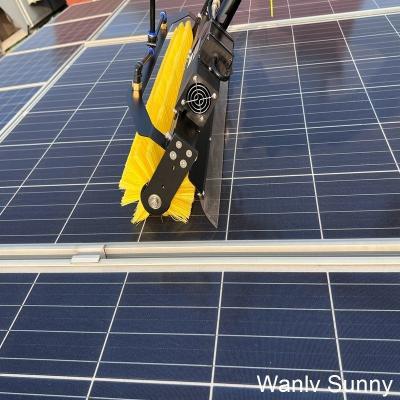 China 3.5 Meter Aluminum Alloy Handle Electric Solar Cleaning Machine for Cleaning Photovoltaic Panels for sale
