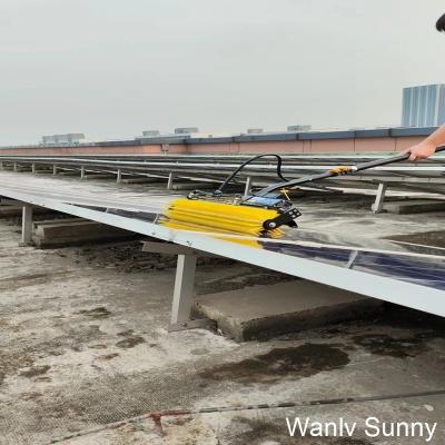 China 3.5 Meter Aluminum Alloy Handle Electric Solar Cleaning Machine for Cleaning Photovoltaic Panels for sale