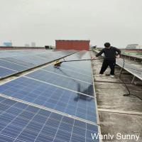 China 5.5m Scalable Handle Solar Panel Cleaning System with Brushless Motor 4 Sections for sale