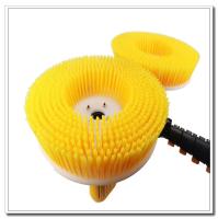 China Double Disc Rotating Brush for Solar Panel Cleaning 40cm Width 180W Motor for sale