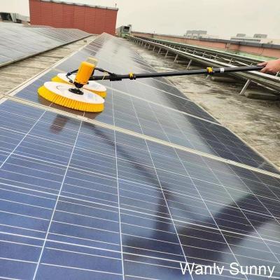 Cina 5.5 M Puli di alluminio in lega, spazzola per la pulizia del pannello solare con doppia testa e prestazioni in vendita