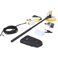 China Single Rotating Disc Cleaning Brush Extendable Telescopic Rod Solar Panel Cleaning Tool for sale