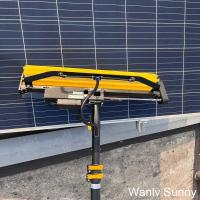China Rotating Solar Panel Cleaner Brush 360° Scrubbing Tool for Efficient PV Module Cleaning for sale