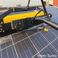 China Rotating Solar Panel Cleaner Brush 360° Scrubbing Tool for Efficient PV Module Cleaning for sale
