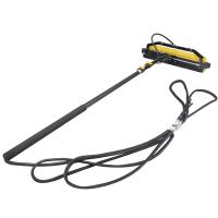 China Electric Solar Panel Cleaning Brush with Aluminium Alloy Pole 1.2m Rotating Function for sale