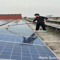 China Solar Panel Cleaning System 3.6m Telescopic Handle High Pressure Pump for sale