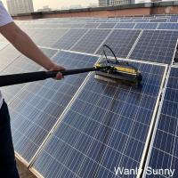 China Semi-Automatic Solar Panel Cleaning Robot with Rolling Brush for PV Panel Maintenance 1200mm for sale