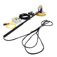 China Physical Cleaning Solar Panel Brush Adjustable Handle 1.2m Single Rotating Head 360° for sale