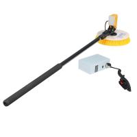China Physical Cleaning Solar Panel Brush Adjustable Handle 1.2m Single Rotating Head 360° for sale