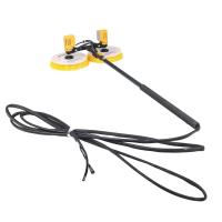China Double-Disc Rotary Solar Panel Cleaning Brush 24V 180W Telescopic Rod 3.5m for sale