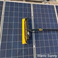China Electric Rolling Brush for Solar Panel Cleaning 1200mm Width 24V DC for sale