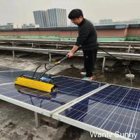 China Electric Rolling Brush for Solar Panel Cleaning 1200mm Width 24V DC for sale