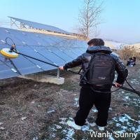 China Extendable Handle Single-Head Spin Brush for Large Area Solar Panel Cleaning 3.5m for sale