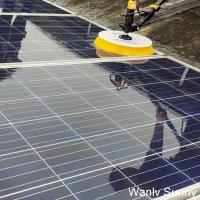 China Extendable Handle Single-Head Spin Brush for Large Area Solar Panel Cleaning 3.5m for sale