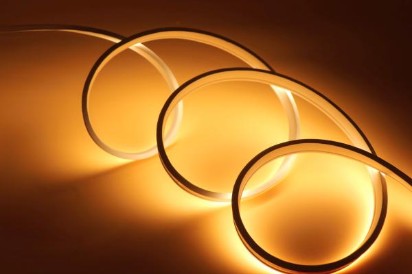 Quality Self Adhesive Silicone LED Neon Flex 10m IP65 Color Changing LED Neon Rope Light for sale