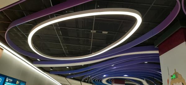Tipo di figura irregolare LED Ring Ceiling Lights 260W Circolo LED Hanging Light