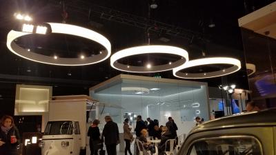 China Größerer runder Anhänger Lampenring Dimmbarer Anhänger Licht Trim Ring zu verkaufen