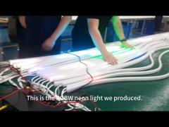 Monochroom TPU Flexible LED Wandwasser 3000K Len Led Strip Lampen
